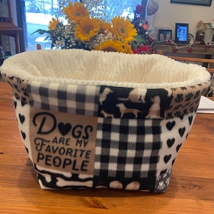 Dog Snuggle Bed Sewing Pattern and Tutorial PDF Dog Sleeping Sack Dog ...