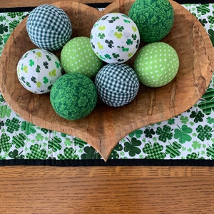 Berry Rag Balls Tiered Tray Decor, Cherry Dough Bowl Filler, Farmhouse ...