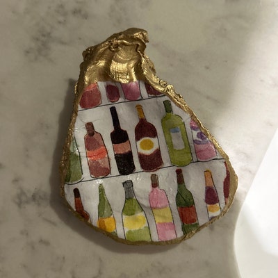 Capri Recycled Oyster Shell Trinket Dish for Jewelry & Rings. A Unique ...