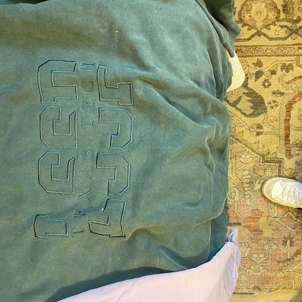 Split Varsity Block Letter Custom Embroidered Comfort Colors Sweatshirt ...
