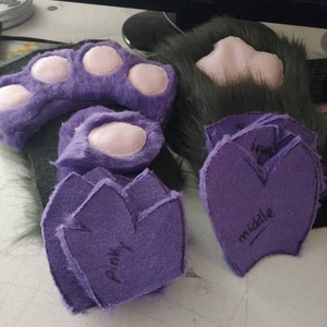 Canine and Feline Feral Hand Paws Digital Pattern PDF - Etsy