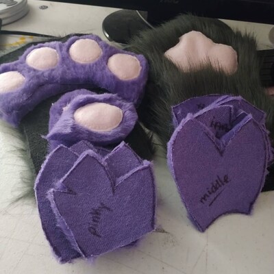 Puffy 5 Fingered Paw Digital Pattern PDF DOWNLOAD - Etsy