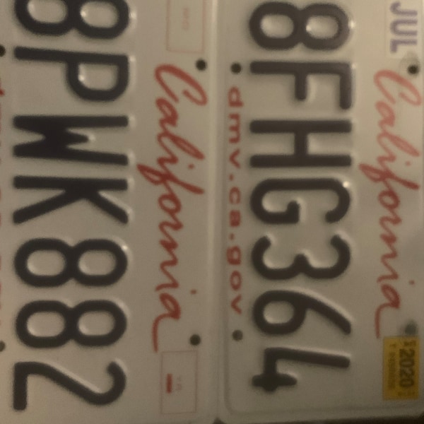 License Plate Pick Your State, All Authentic License Plates, Real ...