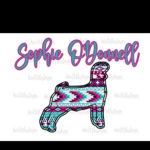 Aztec Show Cow Digital File, Stock Show Cow, Show Cow PNG, Show Life ...