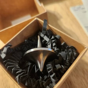 The Spin Brass Spinning Top // Fidget // Inception Totem // Gyroscope ...