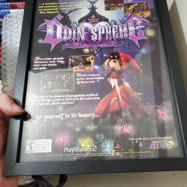 Wario World Framed Print Ad/poster Official Original Nintendo Gamecube ...