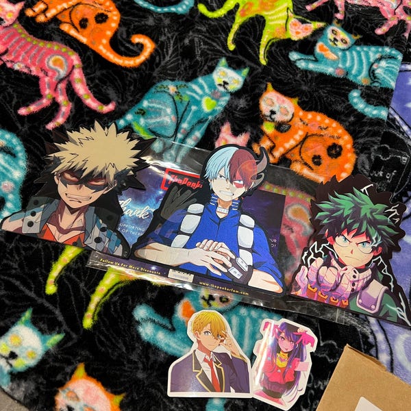 High Quality 3D Motion Anime Sticker | Car Decal | Laptop Peeker ...