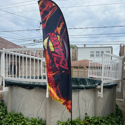 14ft Tall Feather Flags, Custom Flags, Feather, Banner, Banner Flag ...