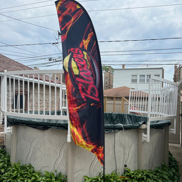 14ft Tall Feather Flags, Custom Flags, Feather, Banner, Banner Flag ...