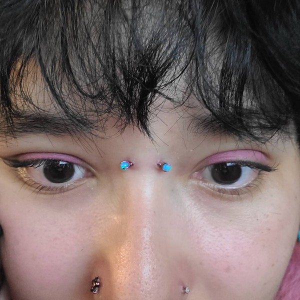 16g Titanium Septum Ring Triple Open Stack Hoop Pointy V Hinge Hoop ...