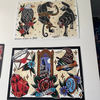 Japanese Simpsons Tattoo Traditional Simpsons Tattoo Flash Sheet Tattoo ...