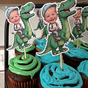 Boxing Personalized Face Cupcake Toppers - Etsy