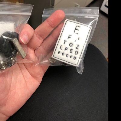 Eye Chart Badge Reel, Eye Doctor Gift, Optometrist Gift, Optometry Gift ...