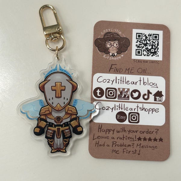 Gabriel, V1, V2, and Gabv1el Heart Magnet Acrylic Charm Keychains ...
