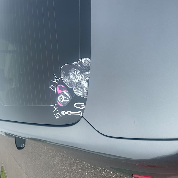 Classic Horror Vinyl Decal Sticker Static Cling Window Film Vinyl Iron ...