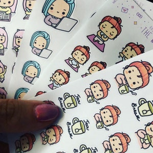 Pack Orders Planner Stickers Kawaii Planner Stickers Cute - Etsy