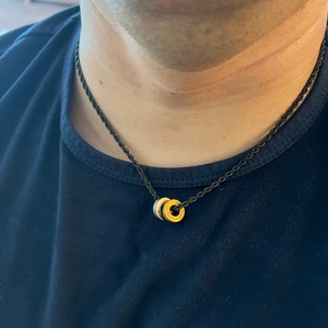 Personalized Coin Necklace With Rope Chain Circle Pendant - Etsy