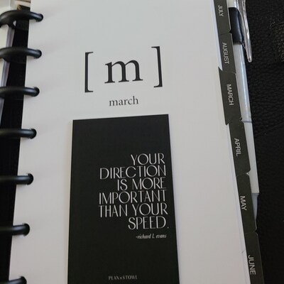 Transparent Sticky Notes in COVE Minimal Stationery Planner - Etsy UK