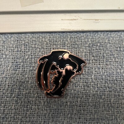 T. Rex Skull Black & Rose Gold Soft Enamel Pin LIMITED EDITION - Etsy