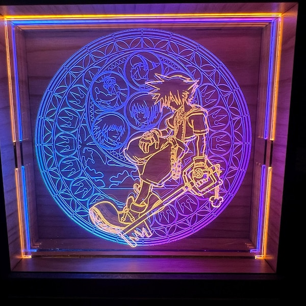 Kingdom Hearts LED Light Box - Etsy