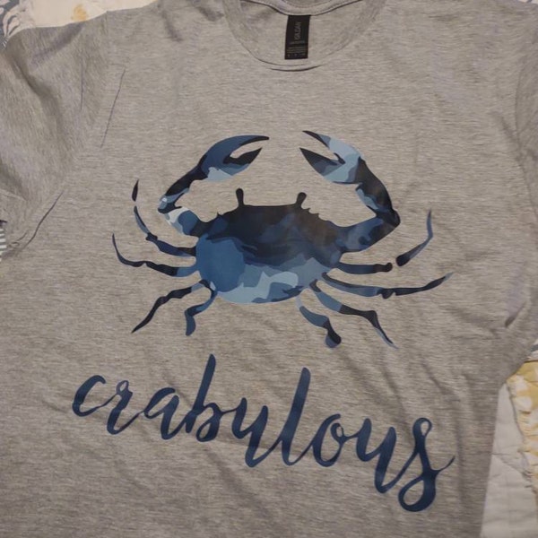 Crabulous Shirt,crab Gifts,crab Lover Shirt,beach Life Shirt,funny Crab ...