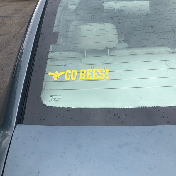 Bee Line Bee Car Window Decal - Honey Bee Car Window Decal - Car ...