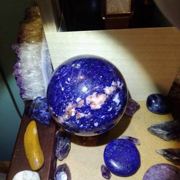 Polished Banded Black Agate Spheres - 4 Pieces to Choose From - You ...