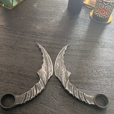 Full Size Maze Blades Demon Knife Karambits Mazikeen, Prop Replica ...