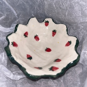 PRE-ORDER Handmade Ceramic Cherry Plate - Etsy
