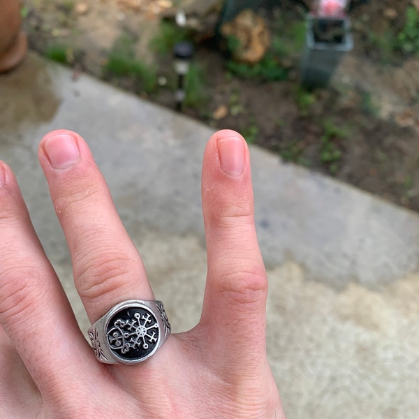 President Valac Goetia Ring Lemegeton Ars Goetia Demon Seals - Etsy