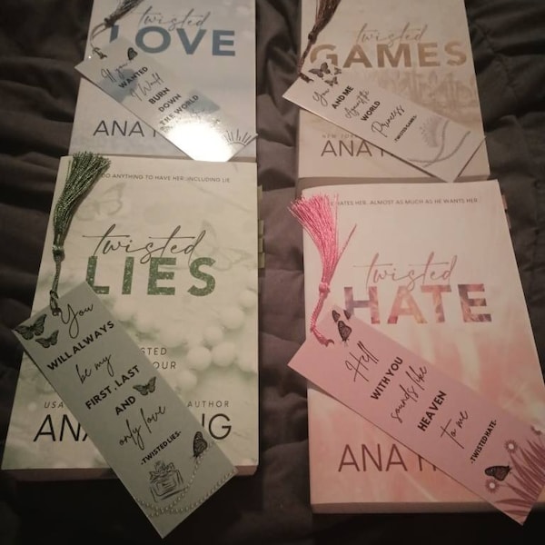 Twisted Series Bookmarks - Twisted Love | Twisted Games | Twisted Hate ...