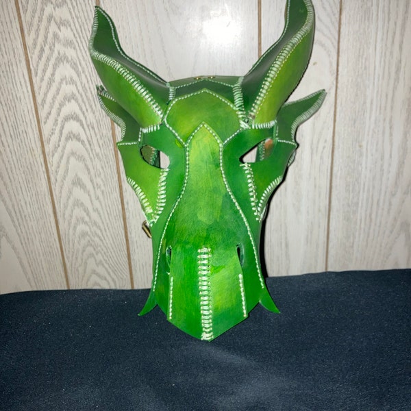 PDF Pattern Leather Dragon Mask - Etsy