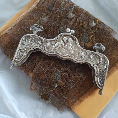 Beautiful Jewelled Purse Frame Upcycled and Remade in Beautiful Antique ...