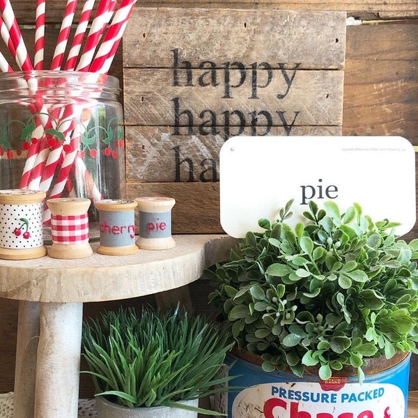 Farm House Flash Cards Set of 42 Vintage Inspired Farmhouse Decor Farm ...