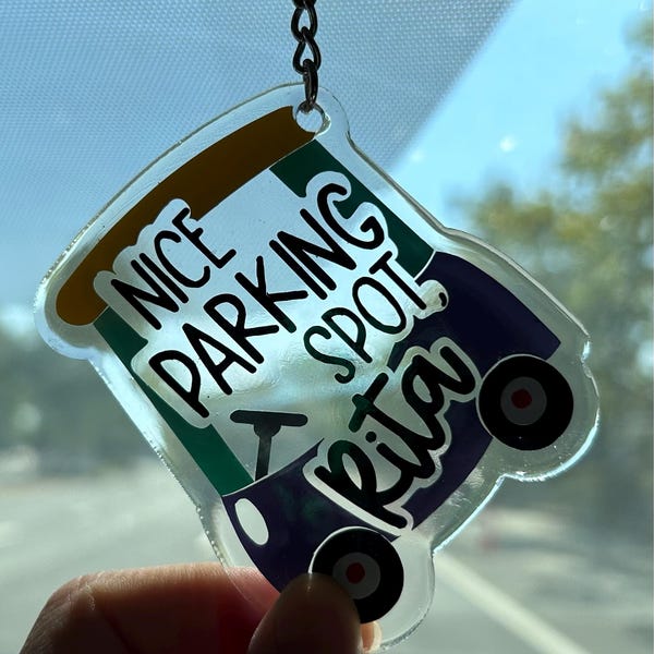 Bluey Inspired Yes No Button Acrylic Keychain | Fun Gift for Kids and ...