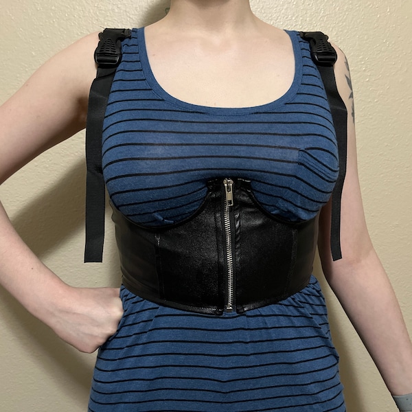 Passion — Beige & Black Corset — Lace Corset — Boned Corset for Red ...