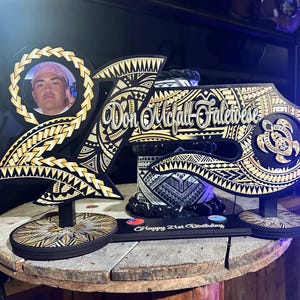 60th Birthday Key With Stand and Personalised With Photo Name and Age ...