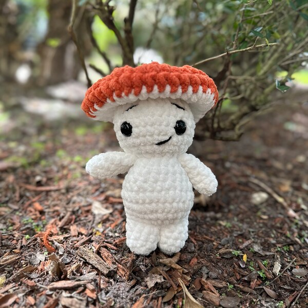 PDF Mushroom Crochet Pattern, Crochet Mushroom, Toadstool Crochet Pattern, Forest Crochet ...