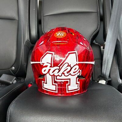 Baseball Name and Number Vinyl Decal / Baseball Helmet Decal / Baseball ...