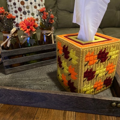 Fall Tissue Box - Etsy