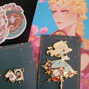 Alice in Wonderland Original Enamel Pin Collection - Etsy