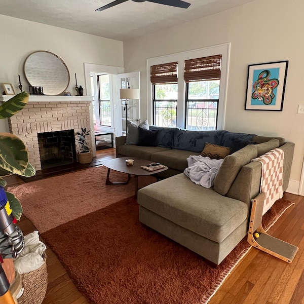 Moroccan Cobalt Blue Rug - Moroccan Solid Rug - Beni Ourain Rug ...