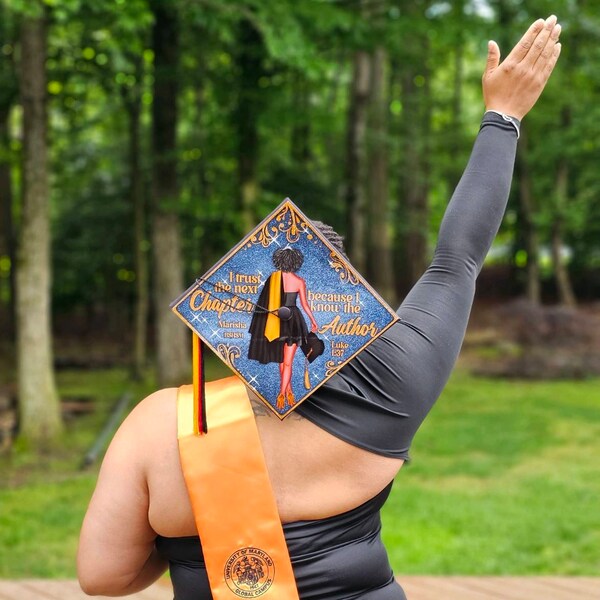 Custom God Bible Verse Graduation Cap Topper, Personalized Christian ...