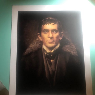 Barnabas Collins 1897 Portrait on CANVAS From DARK SHADOWS - Etsy