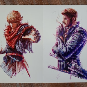 Final Fantasy XVI Joshua Limited Edition Fine Art Sketch Print FFXVI ...