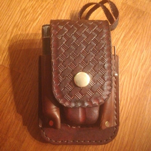 Hand Made Leather Survival/fire Pouch for an Altoids Style Tin | Etsy