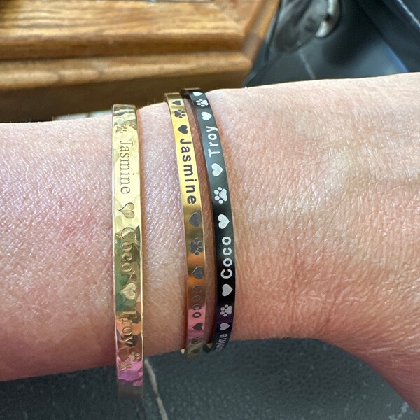 Your Own Text, Customized Cuff, Custom Bracelet, Inspirational Gift ...