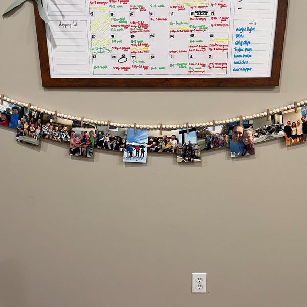 Beaded Garland With Clips , Kids Art Display , Nursery Decor , Kids ...