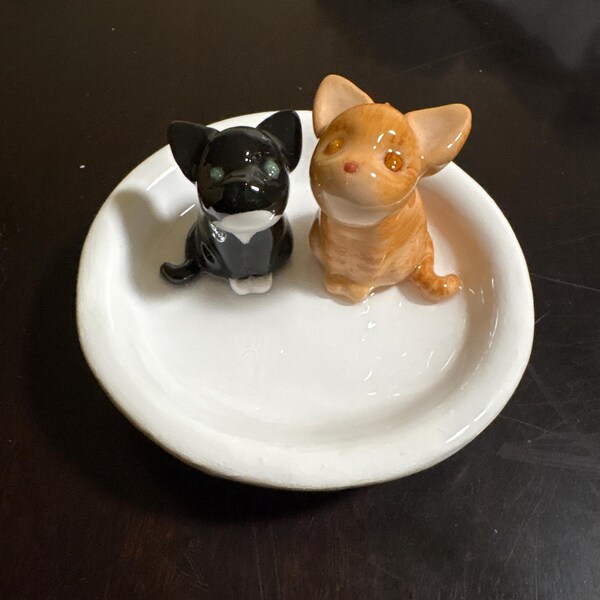CUSTOM Clay Pet Jewelry Dish | Clay Pet Trinket Dish Commission - Etsy