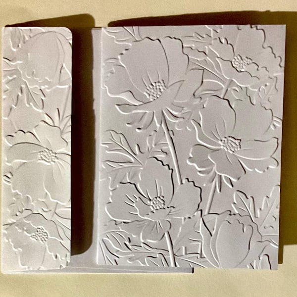 Plentiful Poppies Blank Floral Embossed Cards Note Card Boxed ...